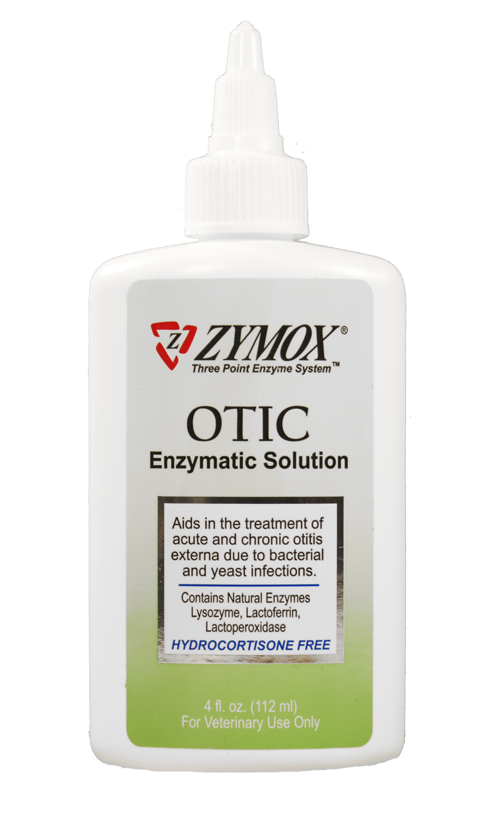 Zymox Otic Enzymatic Solution Hydrocortisone Free 4oz